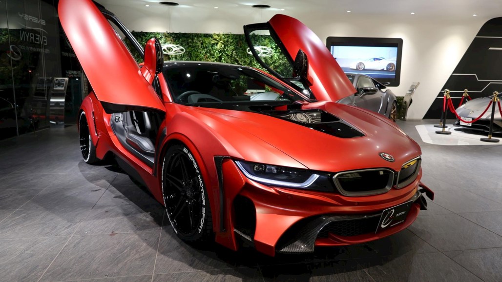 Japanese tuners create wasabi-coloured BMW i8 nightmare - Driven Car Guide