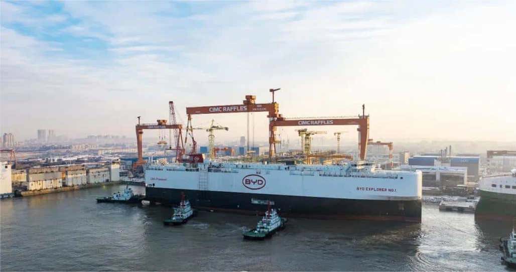 BYD makes waves with first EV cargo ship for Europe and beyond - Driven ...