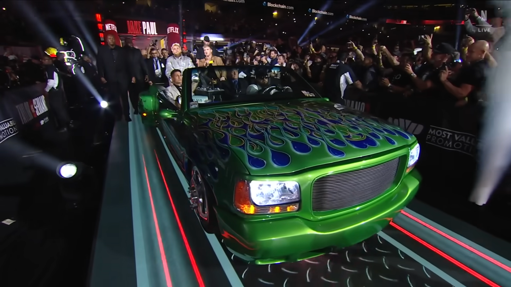 Jake Paul’s boxing entrance revives iconic ’90s custom Chevy ute ...