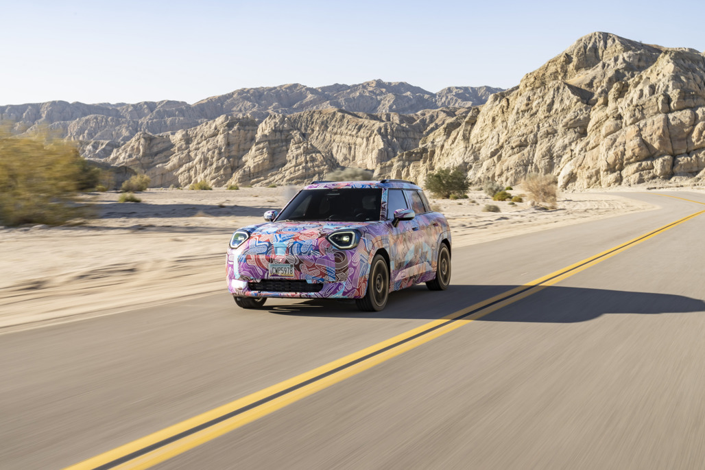 Mini Aceman EV teased in camo, to debut this April - Driven Car Guide
