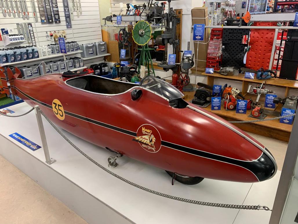 Burt Munro and his fastest Indian on display in Invercargill - Driven ...