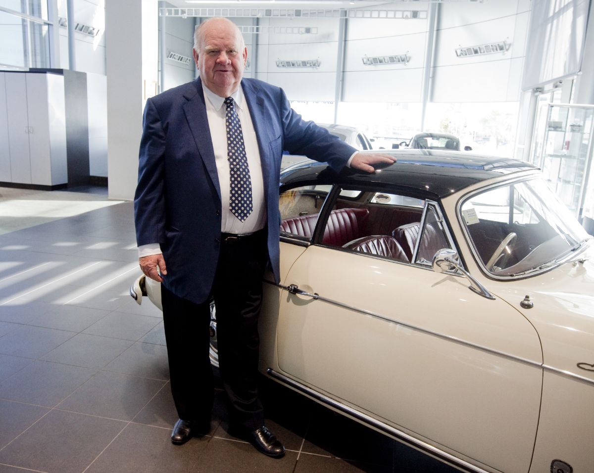 New Zealand motor industry icon and philanthropist Sir Colin Giltrap ...