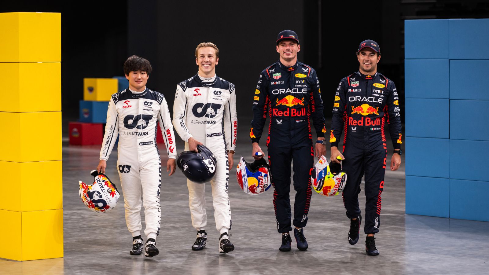 Watch: Lawson takes on Verstappen in wild Japanese game show - Driven Car Guide