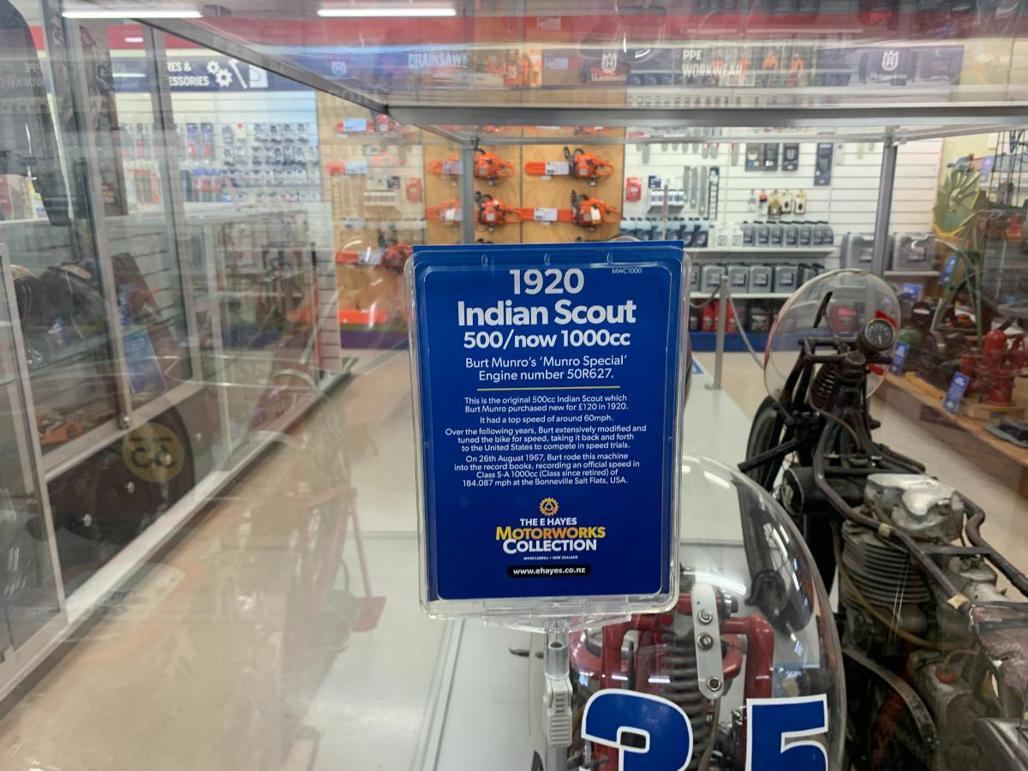 Burt Munro and his fastest Indian on display in Invercargill - Driven ...