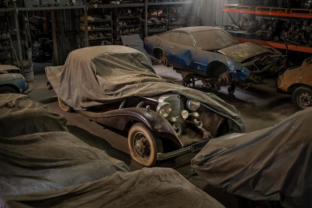 Legendary car collection hidden for decades to be auctioned - Driven ...