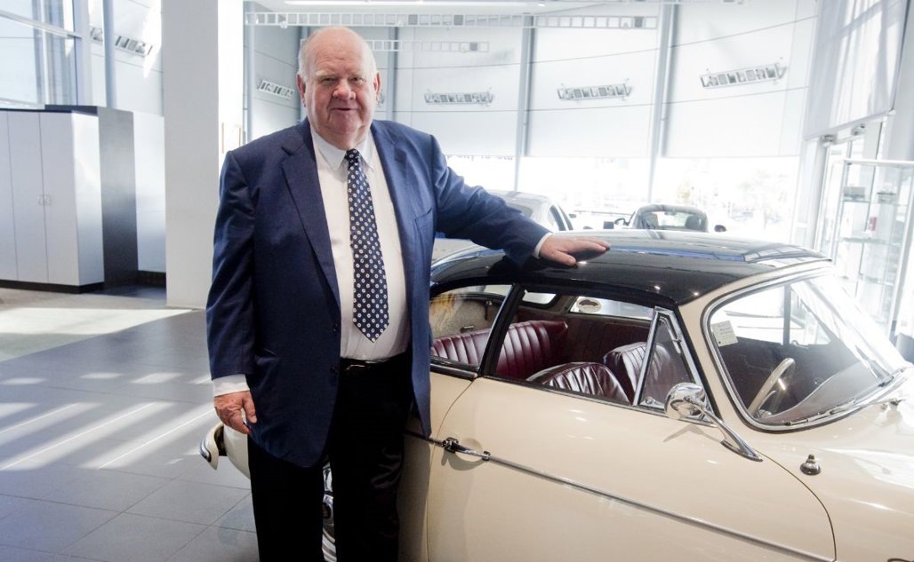 New Zealand motor industry icon and philanthropist Sir Colin Giltrap ...