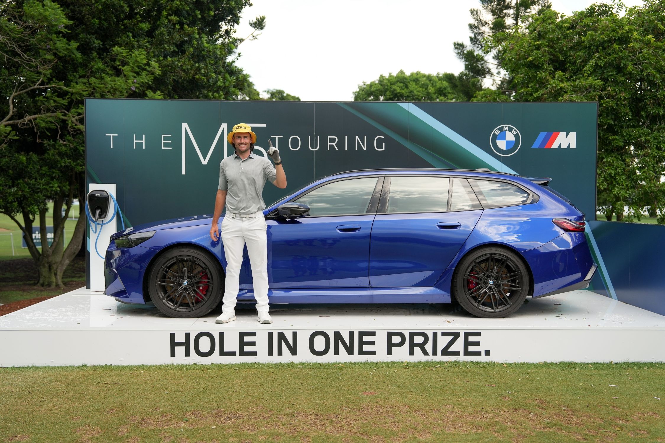 BMW M5 Touring handed to Aussie golfer after bold hole-in-one ...